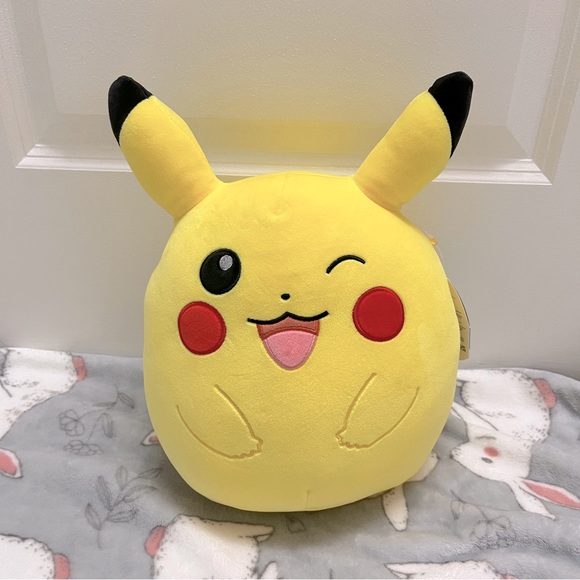 Squishmallows | Toys | Bnwt Pokemon Inch Pikachu Winking Squishmallow | Poshmark